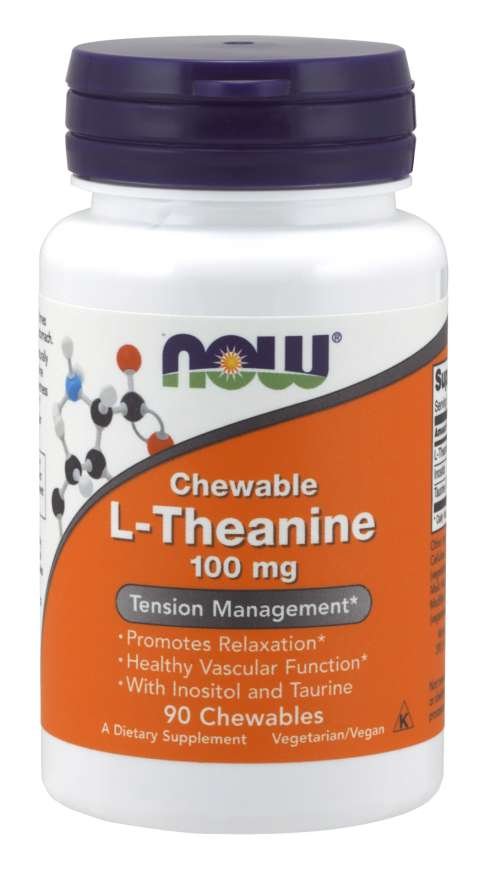 L-Teanín 100 mg - NOW Foods, 90cps | Najlekáreň.eu