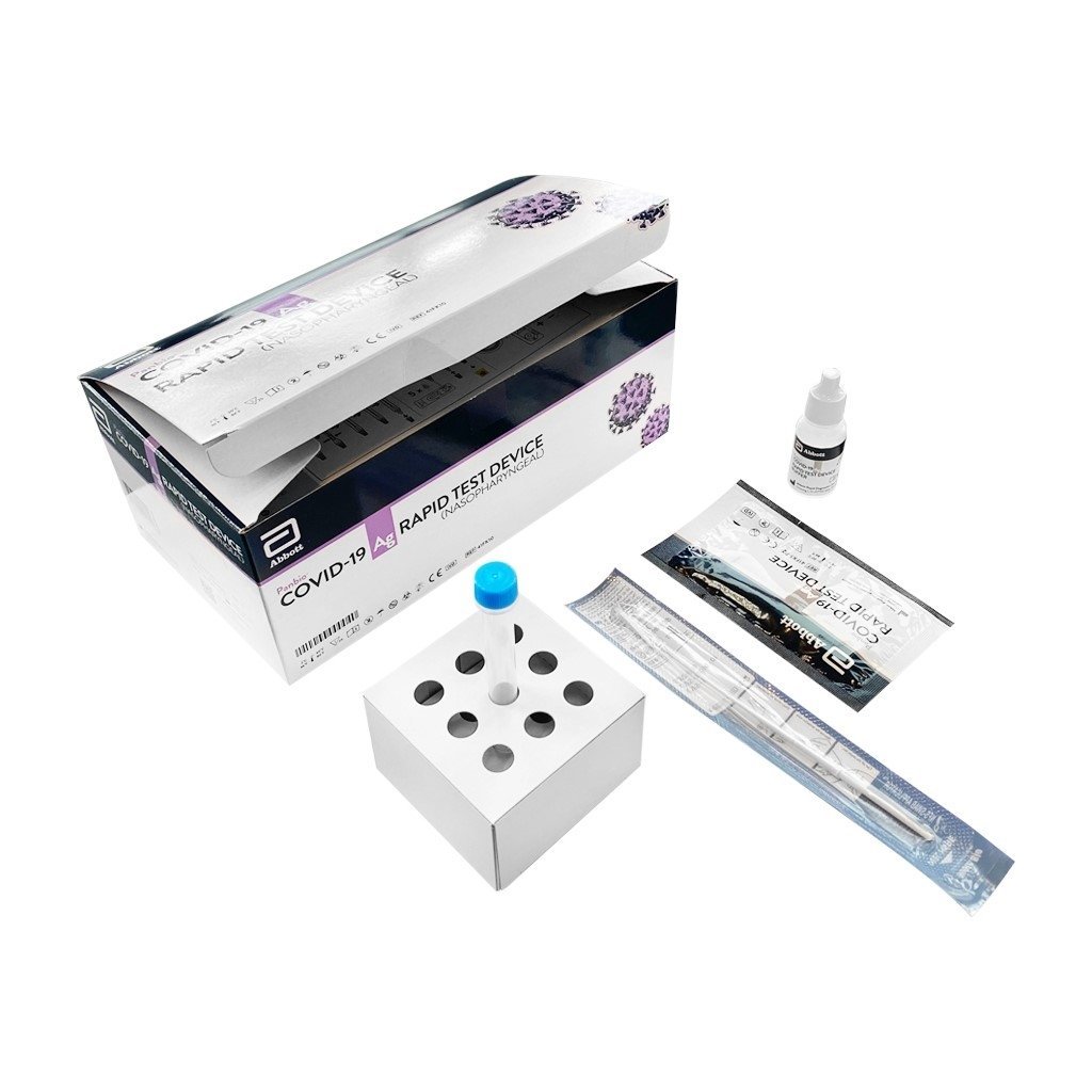 Abbott Panbio COVID-19 Ag RAPID TEST DEVICE - výter z nosa 25 ks ...