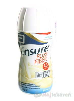 Ensure PLUS FIBER vanilková príchuť, 1x200 ml | Najlekáreň.eu