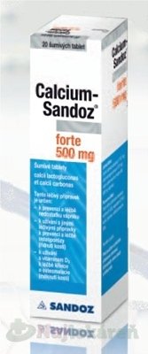 CALCIUM-SANDOZ Forte 500 mg | Najlekáreň.eu