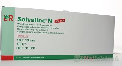 Solvaline N špeciálna savá kompresa (10x10cm) 100ks | Najlekáreň.eu