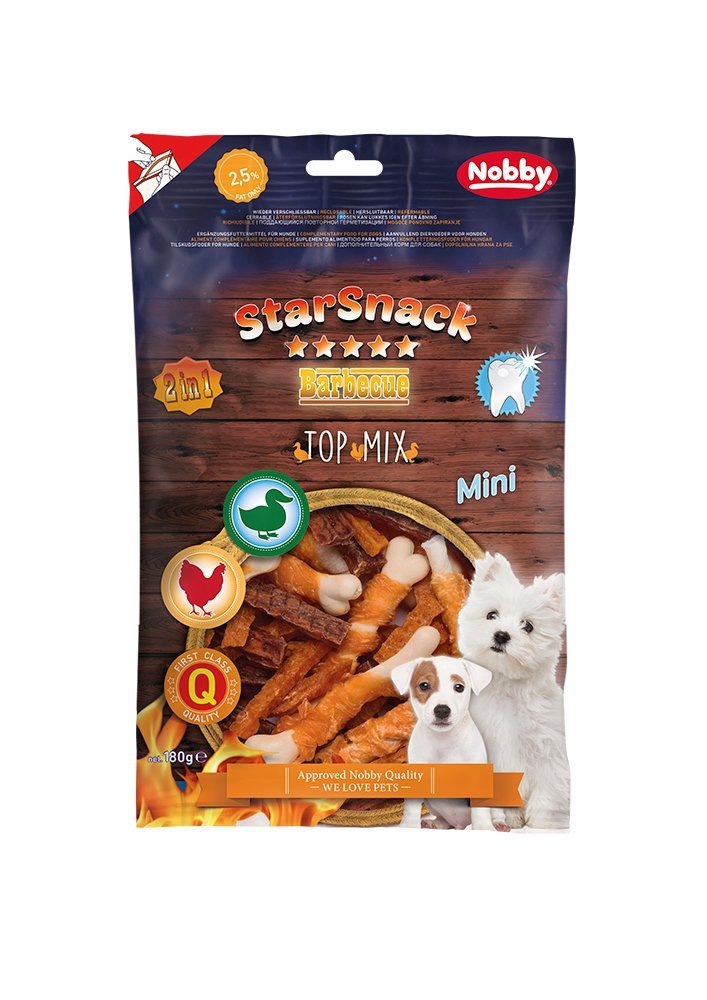 Prírodné maškrty pre malé psy MINI Top Mix 180g | Najlekáreň.eu