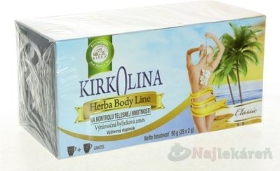 KIRKOLINA Classic HerbaBodyLine, 25x2g | Najlekáreň.eu