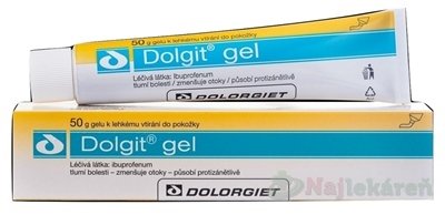 Dr. Theiss DOLGIT gél na bolesť pohybového systému 50 g | Najlekáreň.eu