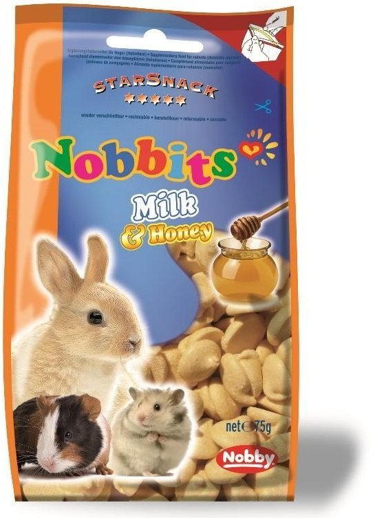 Snack Nobbits Milk & Honey 75 g | Najlekáreň.eu