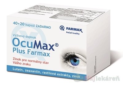 FARMAX OcuMax Plus | Najlekáreň.eu