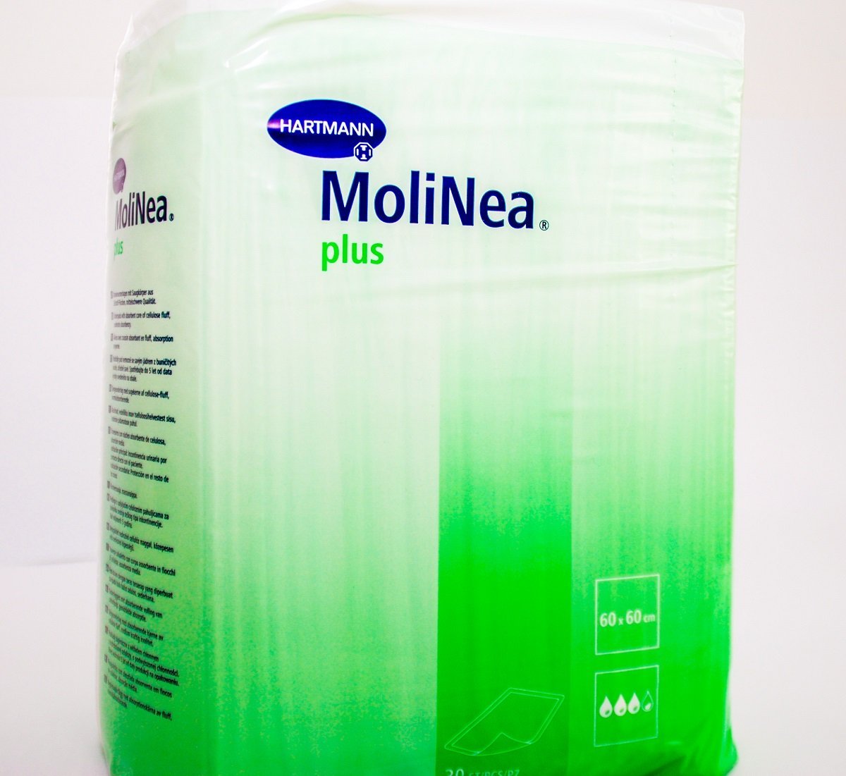 MOLINEA PLUS podložky absorbčné (60x60cm) 30ks | Najlekáreň.eu
