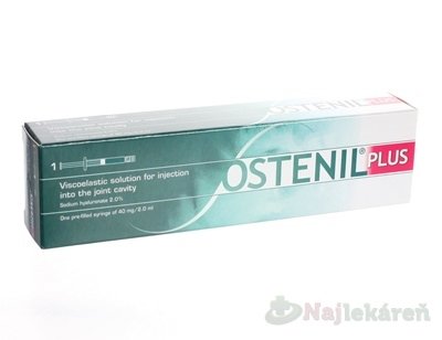 OSTENIL PLUS roztok viskoelastický, 40 mg/2 ml 1x1 ks | Najlekáreň.eu