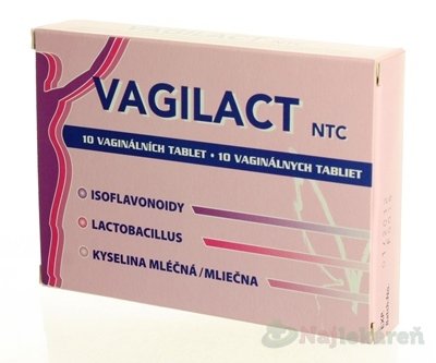 Vagilact NTC vaginálne tablety 10ks | Najlekáreň.eu