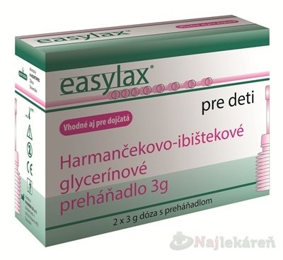 Easylax harmančekové preháňadlo pre deti 2x3 g | Najlekáreň.eu