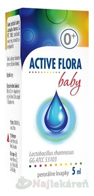 ACTIVE FLORA baby perorálne kvapky, 1x5 ml | Najlekáreň.eu