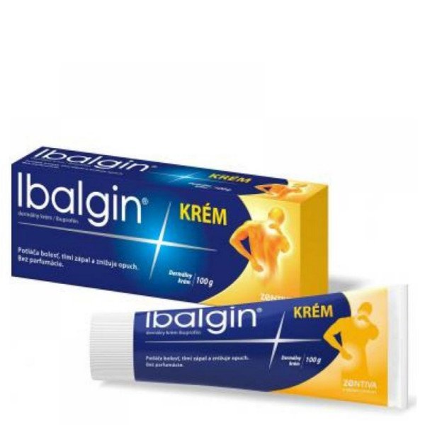 Ibalgin krém na bolesť a zápal 100 g | Najlekáreň.eu