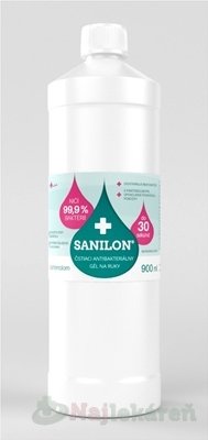 SANILON čistiaci antibakteriálny gél na ruky 900ml | Najlekáreň.eu
