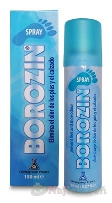 BOROZIN sprej proti poteniu a zápachu chodidiel 150ml | Najlekáreň.eu