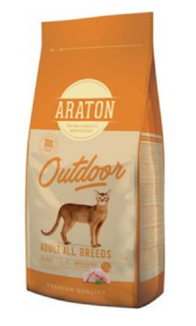 ARATON cat adult outdoor active all breed poultry granule pre mačky 15 ...