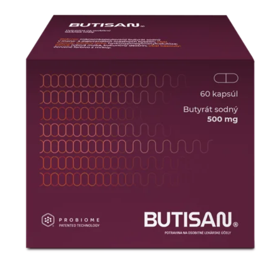 BUTISAN (butyrát sodný 500 mg) 60 kapsúl | Najlekáreň.eu