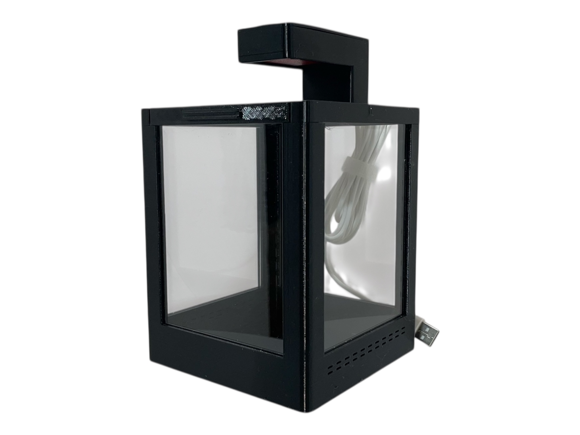 Terárium pre pavúky a hmyz TOWER čierna 120x120x150 mm | Najlekáreň.eu