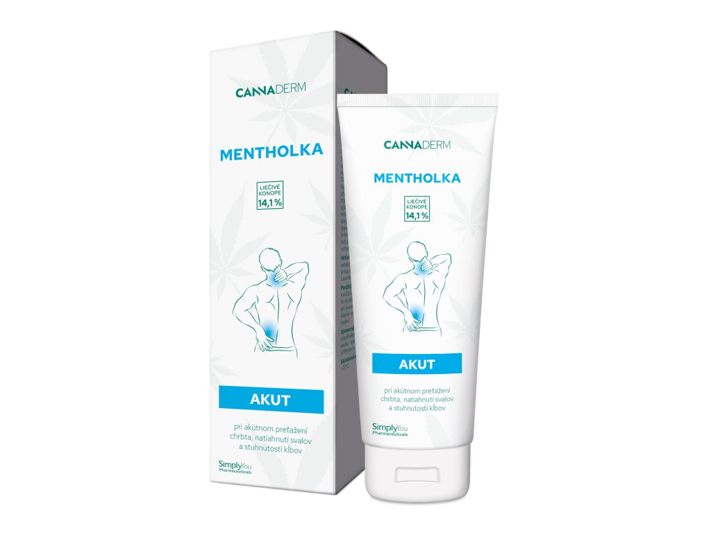Cannaderm MENTHOLKA AKUT chladivá masážna emulzia 125ml | Najlekáreň.eu