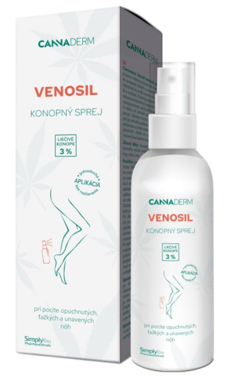 Cannaderm Venosil konopný sprej na unavené nohy 150ml | Najlekáreň.eu