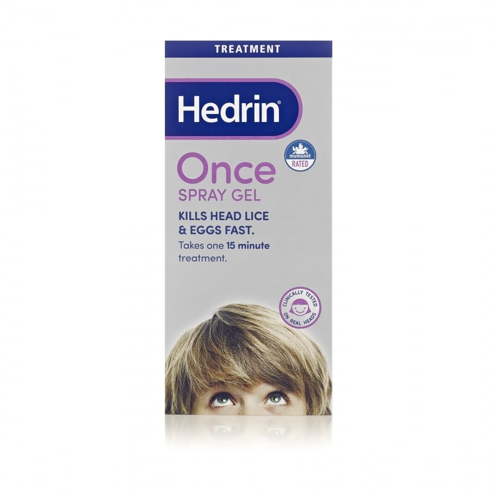 HEDRIN ONCE SPRAY GEL tekutý sprej proti všiam a hnidám 100ml ...