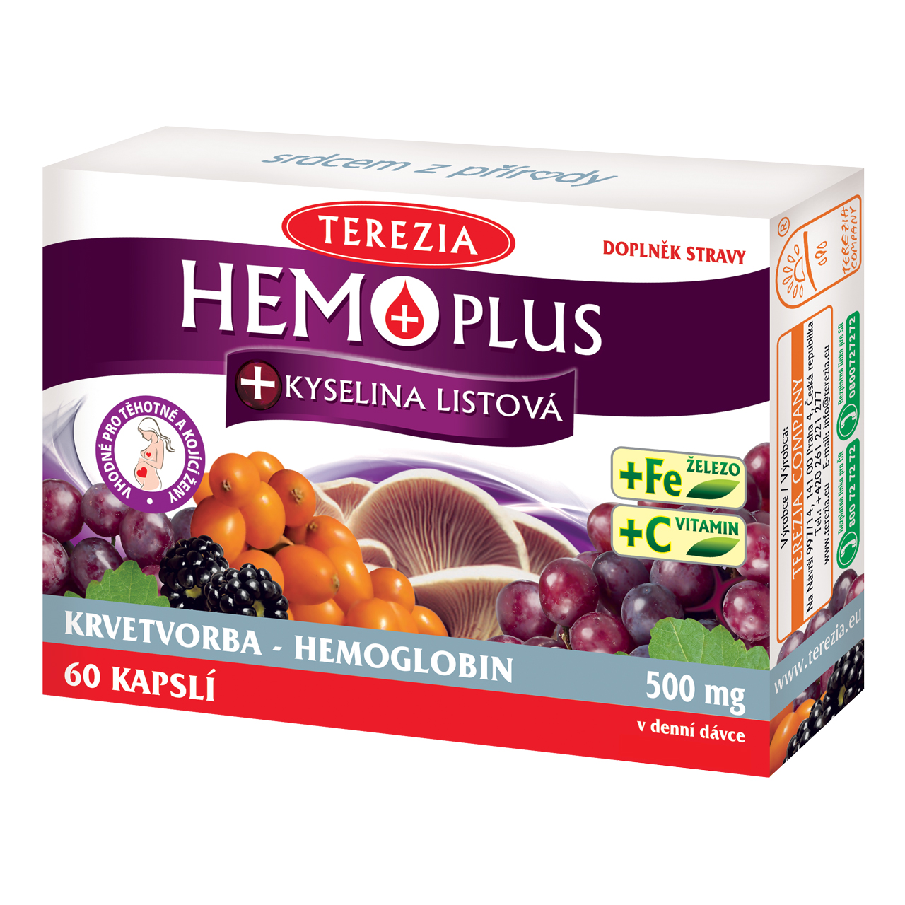 HEMO PLUS + kyselina listová 60cps | Najlekáreň.eu