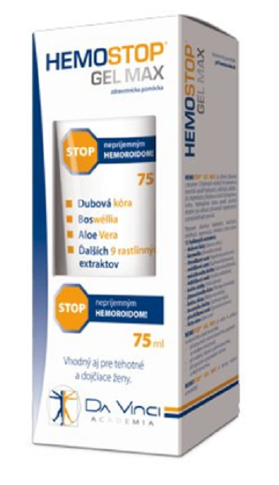 HemoStop gél MAX na hemoroidy 75ml | Najlekáreň.eu