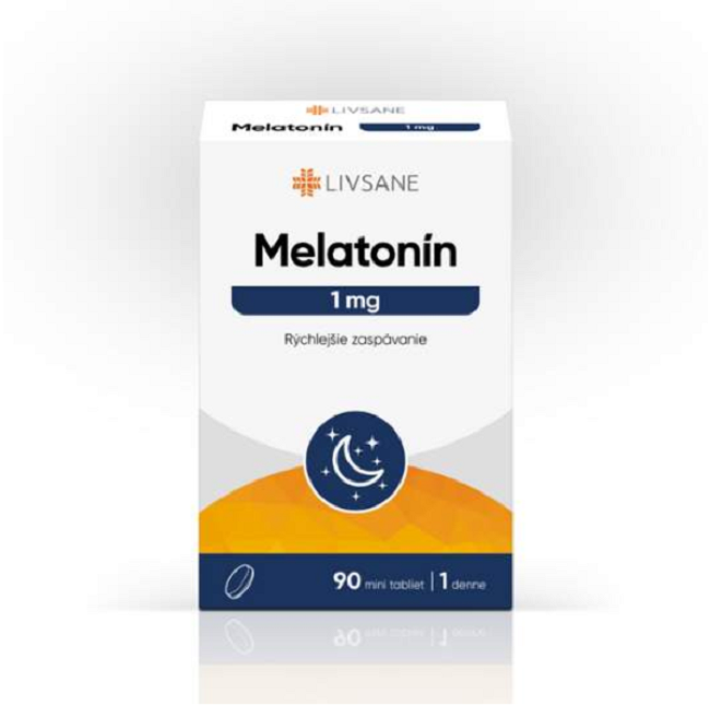 LIVSANE Melatonín pre zdravý spánok 90x1mg | Najlekáreň.eu
