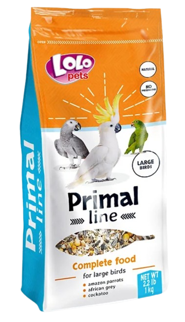LOLOPETS primal Line krmivo pre veľké papagáje 1kg | Najlekáreň.eu