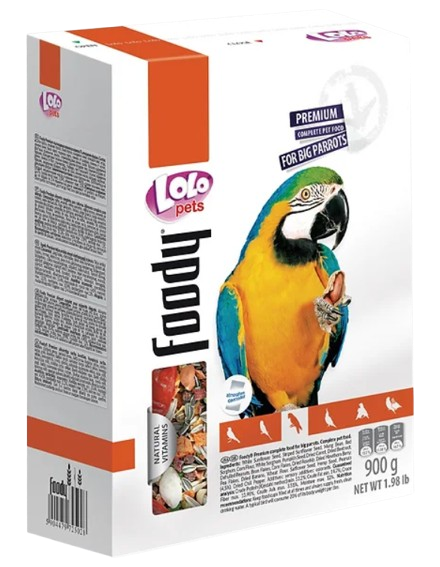 LOLOPETS prémiové krmivo pre veľké papagáje 900g | Najlekáreň.eu