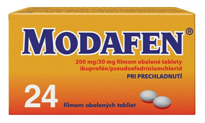 Modafen proti chrípke a bolesti 24tbl | Najlekáreň.eu