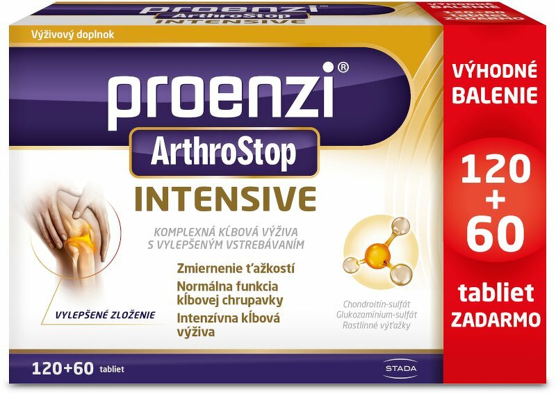 Proenzi Intensive kĺbová výživa 120+60 tabliet | Najlekáreň.eu