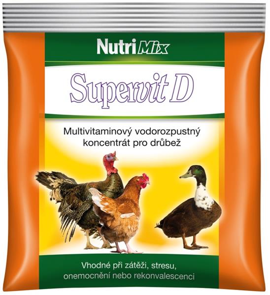 Supervit D multivitamínový vodorozpustný koncentrát pre hydinu 100g ...