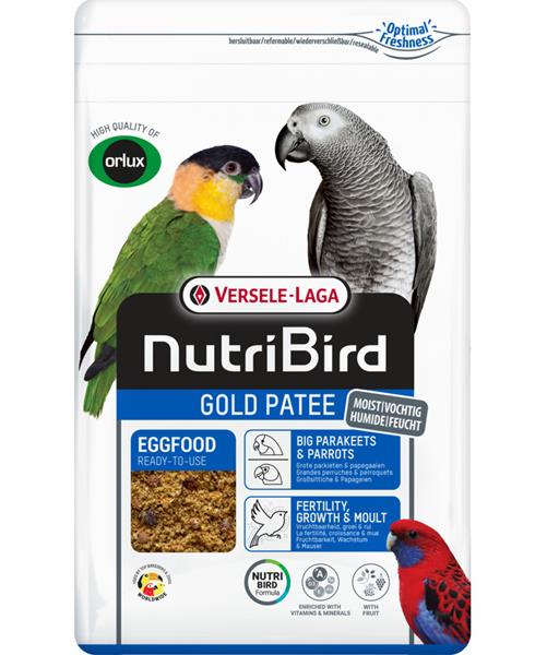 Versele Laga Orlux NutriBird Gold Patee Parakeets & Small Parrots ...