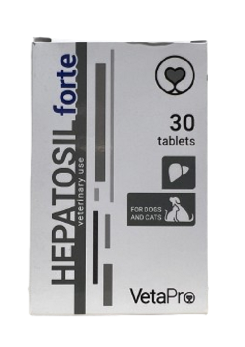 VetaPro Hepatosil forte tablety pre psy a mačky pre podporu správnej ...