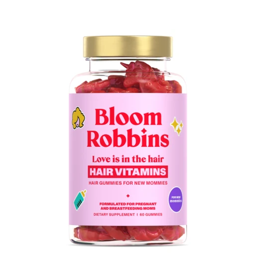 Bloom Robbins HAIR GUMMIES pre tehotné a dojčiace ženy 60ks | Najlekáreň.eu