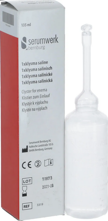 serumwerk Klysma salinická (klyzma) klystír na výplach 135ml ...